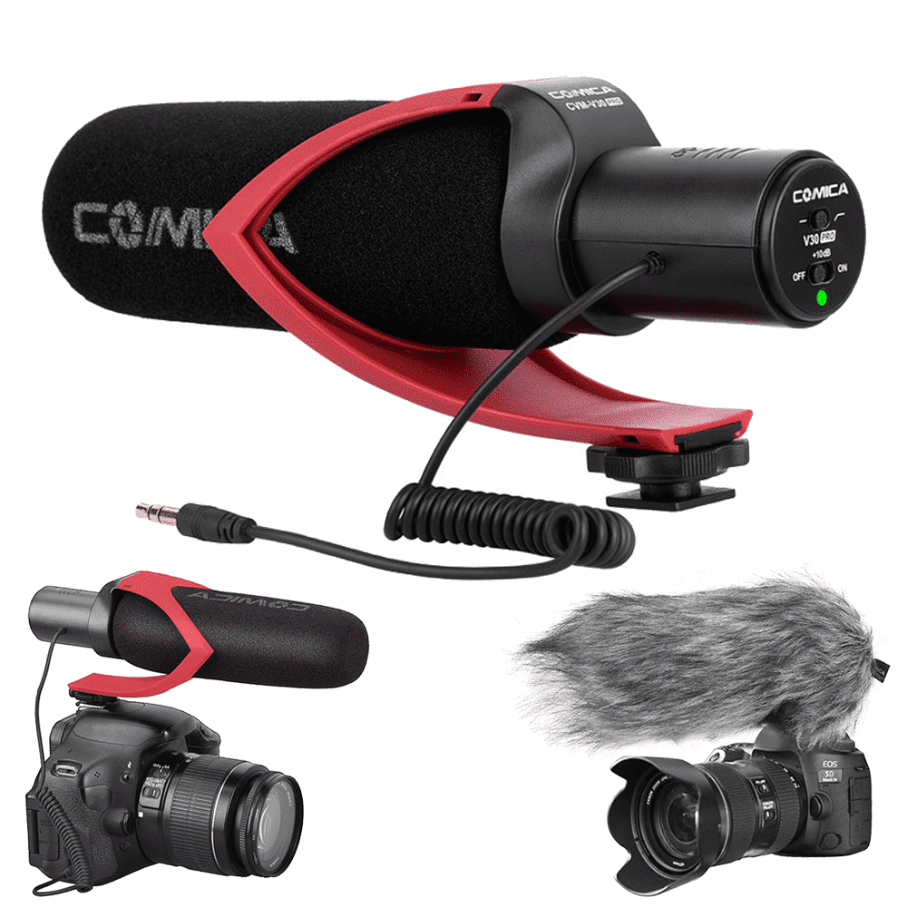 Comica CVM V30 Pro: Richtmicrofoon voor camera | MOJOGEAR